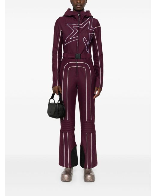 Perfect Moment Sammy Star Ski Suit in Red | Lyst