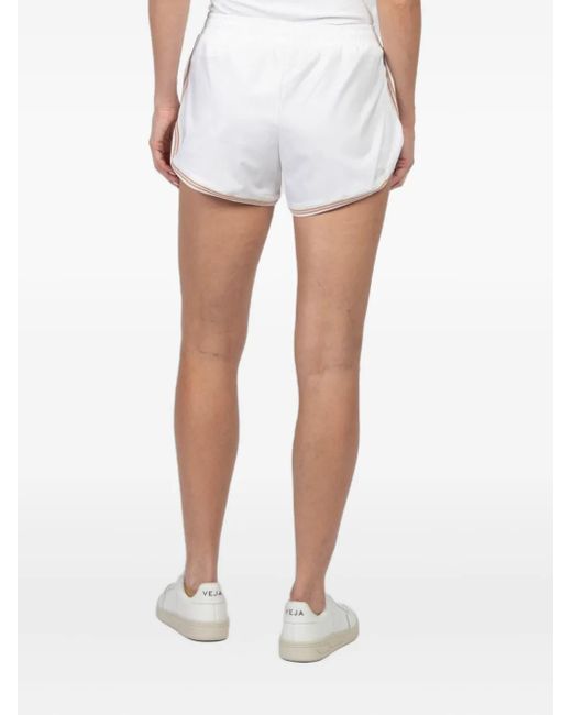 FREEDÉR Side-Stripe Shorts in White | Lyst UK