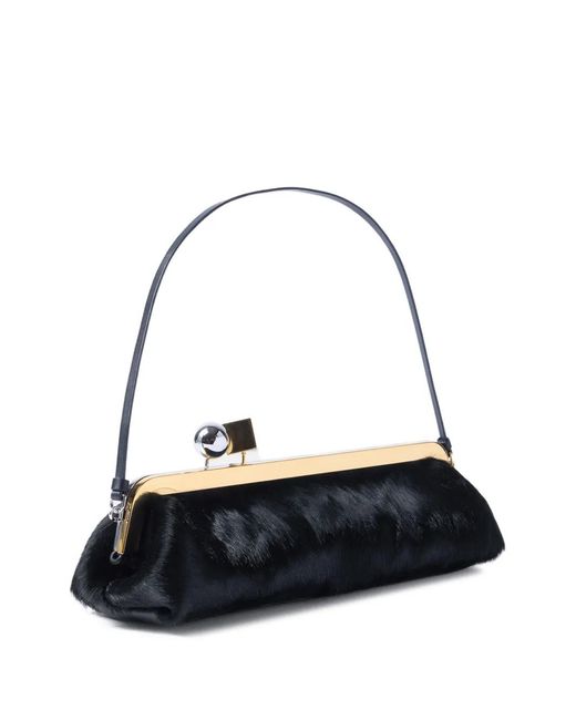 Jacquemus Salon Top-Handle Clutch Bag in Blue | Lyst