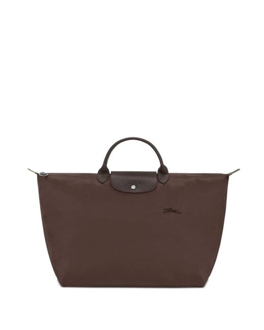 Longchamp Large Le Pliage Tote Bag in Brown | Lyst