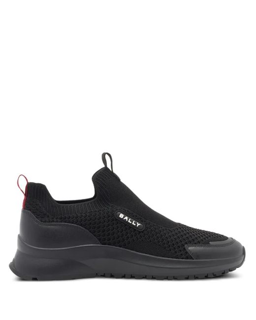 Bally Logo-Motif Sneakers in Black for Men | Lyst
