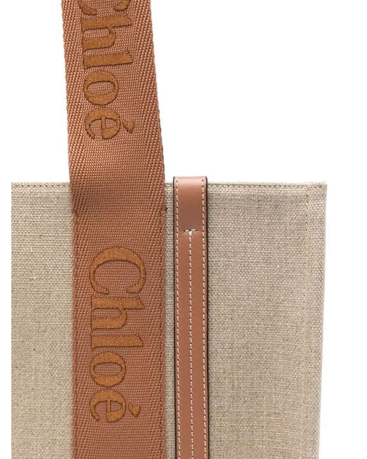Chloé Medium Woody Tote Bag in Brown | Lyst UK