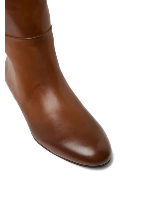 Marsèll Leather Knee-High Boots in Brown | Lyst UK