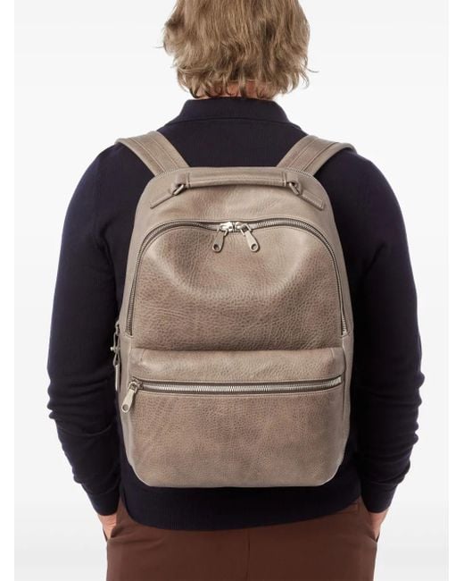 Shinola Leather Backpack in Natural | Lyst