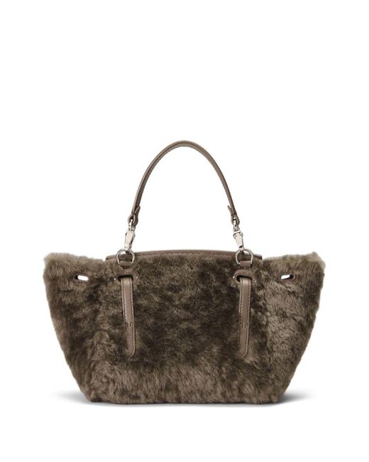 Ralph Lauren Small Ricky 18 Tote Bag in Brown | Lyst
