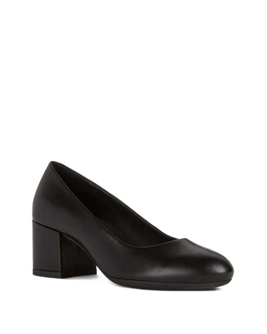 Geox 60Mm Eleana Block-Heel Pumps in Black | Lyst