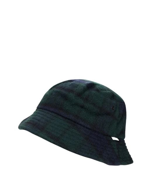 Aimé Leon Dore Plaid Wool Bucket Hat in Blue for Men | Lyst UK