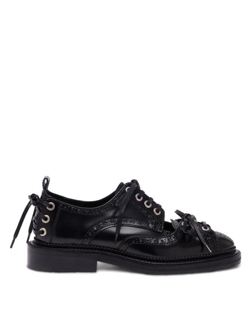 Simone Rocha Cut-Out Brogues in Black | Lyst