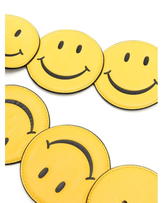 Moschino Smile Belt in Yellow | Lyst