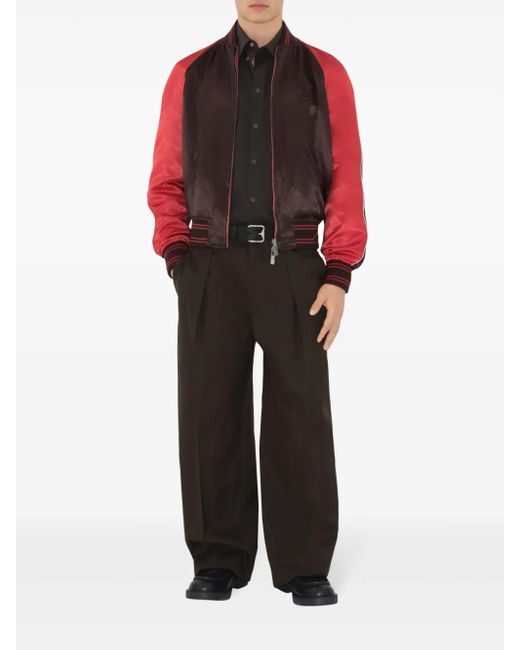 Burberry B Snake Jacket in Red for Men | Lyst