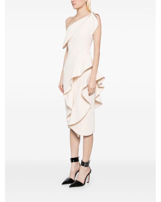 Maticevski Rhythm Dress in Natural | Lyst