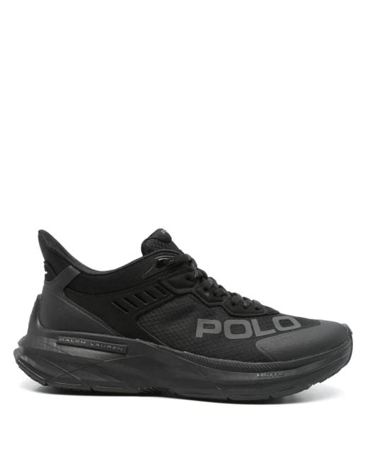 Polo Ralph Lauren Court Blade Sneakers in Black for Men | Lyst