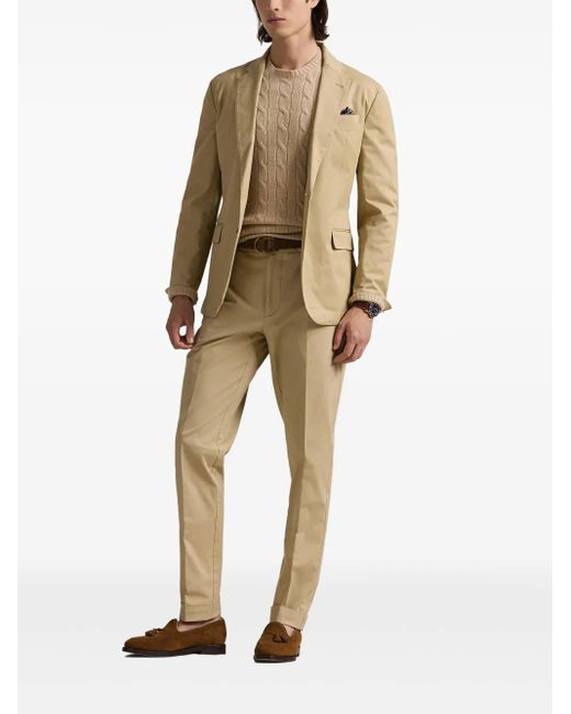 Polo Ralph Lauren Straight Chinos in Natural for Men | Lyst