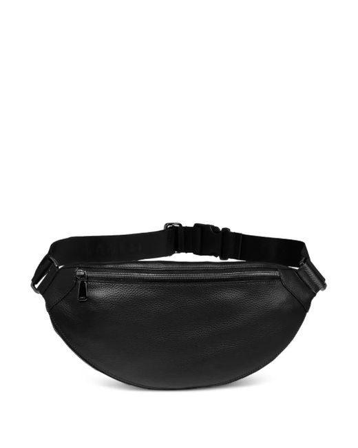 Lancel Leather Belt Bag in Black for Men | Lyst UK