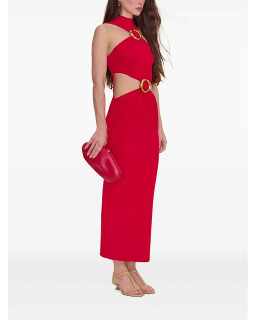 Cult Gaia Ambar Maxi Dress in Red | Lyst