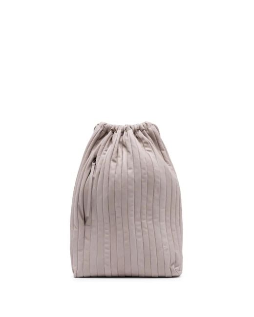 Marsèll Arriccia Leather Backpack in Grey | Lyst UK