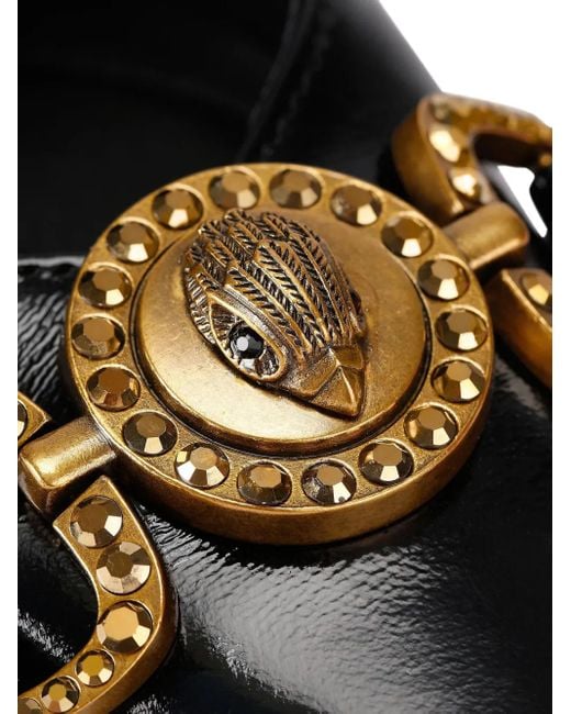 Kurt Geiger Mansion Pointed Ballet Flats in Black | Lyst UK