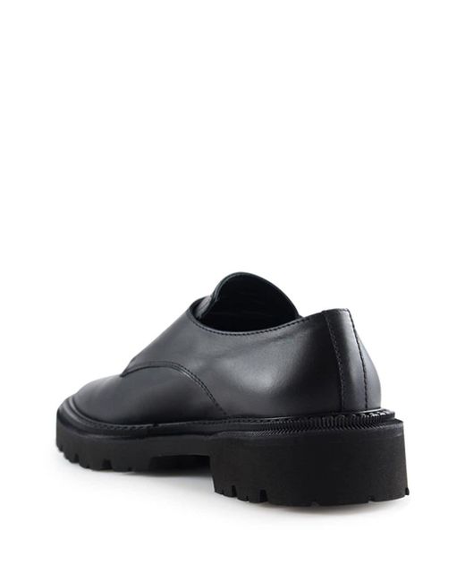 Notabene Calf Leather Buckle Brogues in Black | Lyst