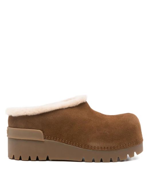 Ash Leather Clogs in Brown | Lyst