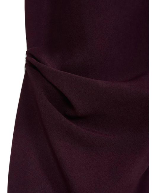 Victoria Beckham Cap-Sleeve Maxi Dress in Purple | Lyst UK