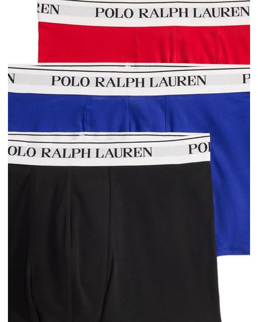 Polo Ralph Lauren Logo Boxers (Set Of Three) in White for Men | Lyst