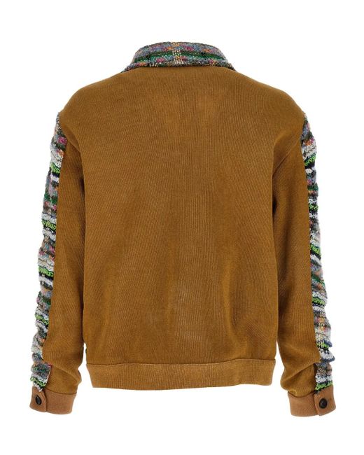 VITELLI Warp Cork Jacket in Green for Men | Lyst