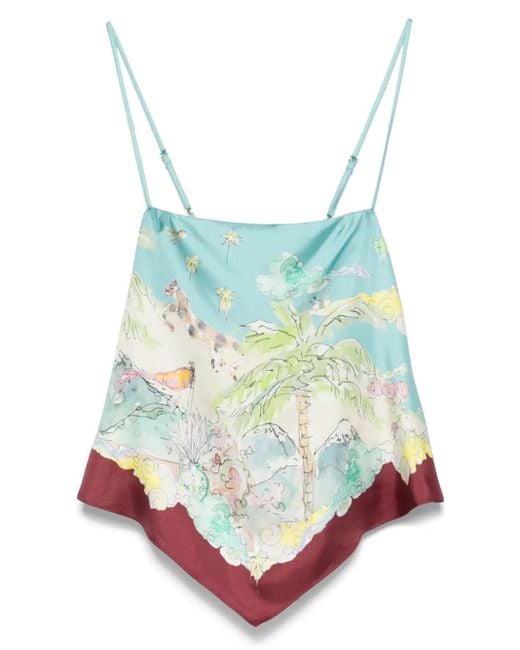 ALÉMAIS Daria Top in White | Lyst