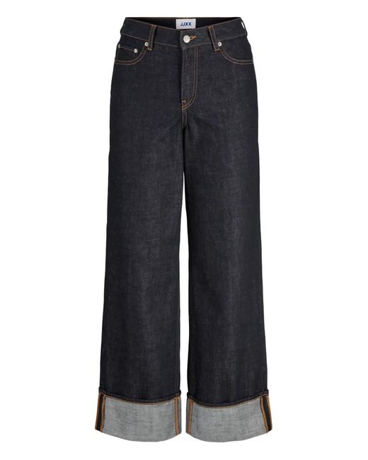 JJXX Cuffed Jeans in Blue | Lyst UK