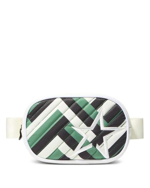 Perfect Moment Star-Motif Quilted Mini Belt Bag in Green | Lyst UK