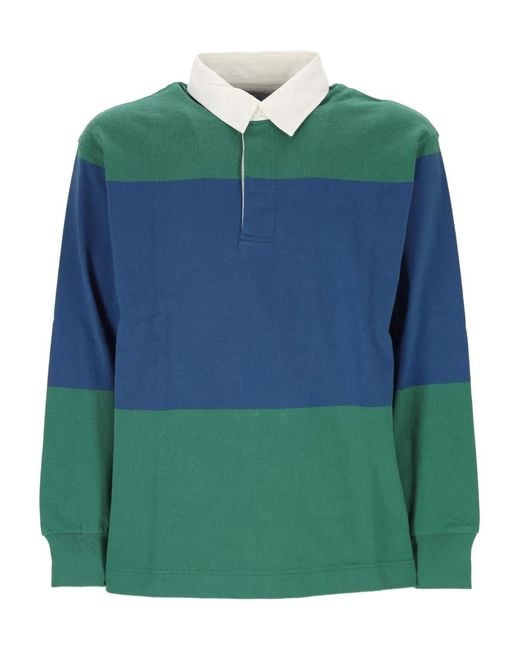 Gramicci Polo Colourblock in Green for Men | Lyst UK