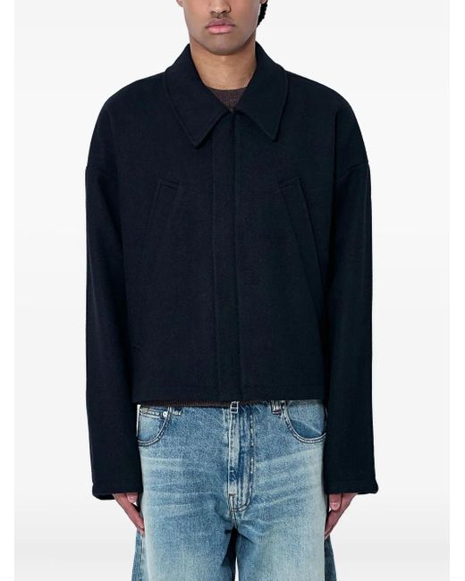 VFiles Point-Collar Jacket in Blue for Men | Lyst
