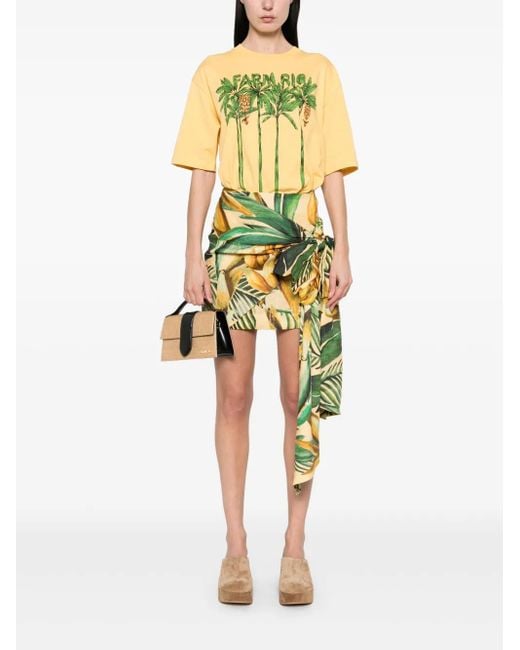 FARM Rio Farm T-Shirt in Yellow | Lyst