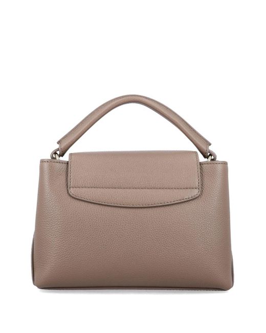 Bally Layka Leather Tote Bag in Brown | Lyst