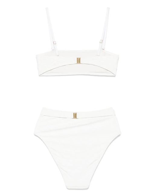 Zimmermann Maxine Bikini Set in White | Lyst