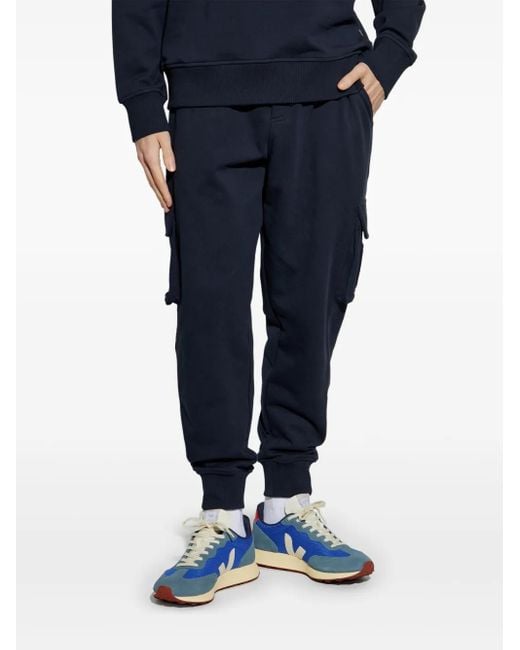 Moose Knuckles Hartsfield Cargo Track Pants in Blue for Men | Lyst