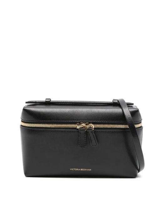 Victoria Beckham The Vanity Leather Mini Clutch Bag in Black | Lyst UK