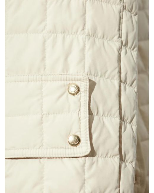 Moncler Epinal Puffer Jacket in Natural | Lyst
