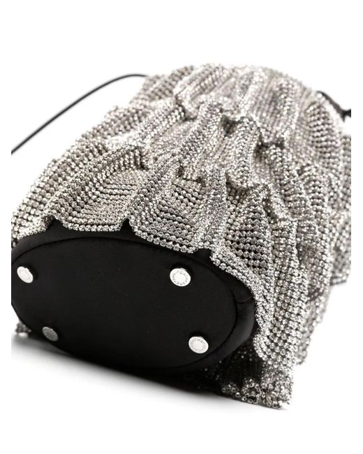 Alexander Wang Crystal Mesh Bucket Bag - Women's - Crystal/polyester ...
