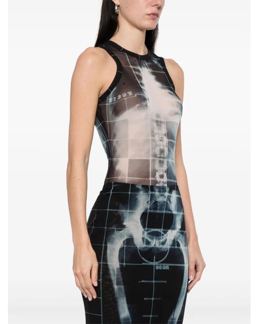 Jean Paul Gaultier X-Ray Body in Blue | Lyst