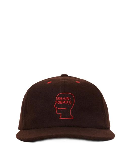 Brain Dead Logohead Six-Panel Baseball Hat in Brown for Men | Lyst UK
