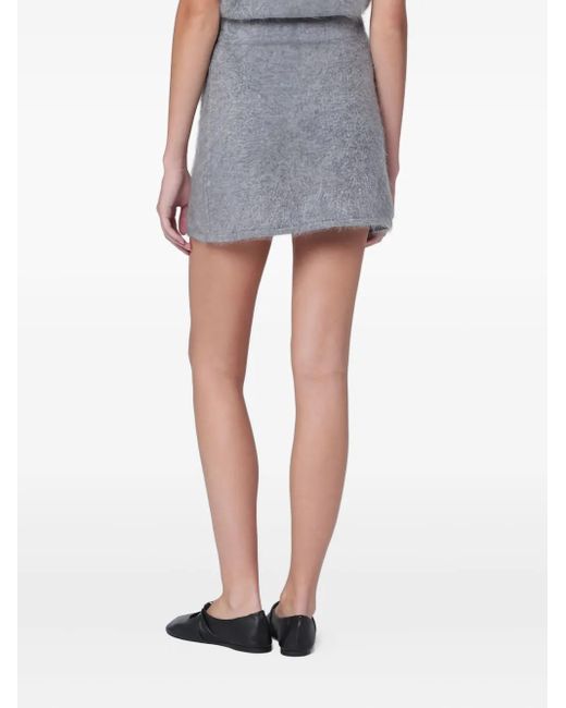 Almada Label Wool Blend Straight Skirt in Grey | Lyst UK