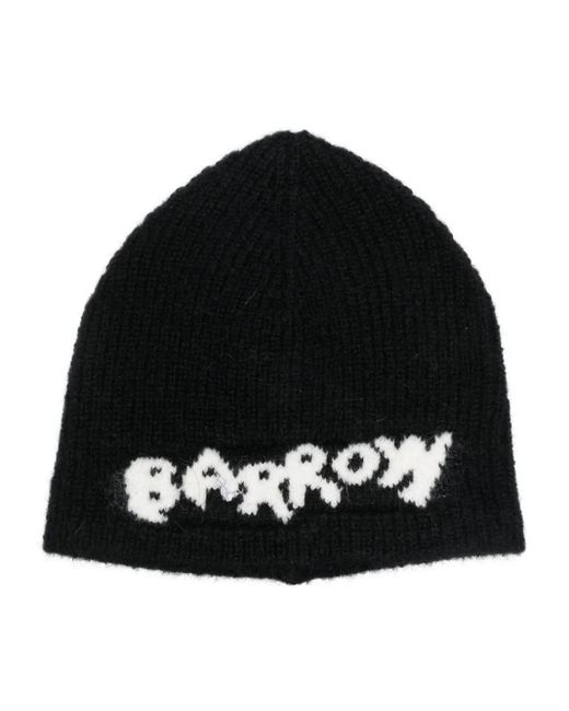 Barrow Logo-Embroidered Pull-On Beanie in Black | Lyst UK