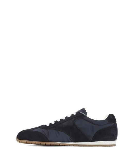 Prada Suede-Panelled Sneakers in Blue for Men | Lyst UK
