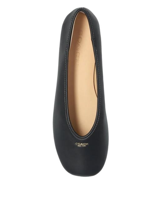 COACH Houston Ballet Flat in Black | Lyst Canada