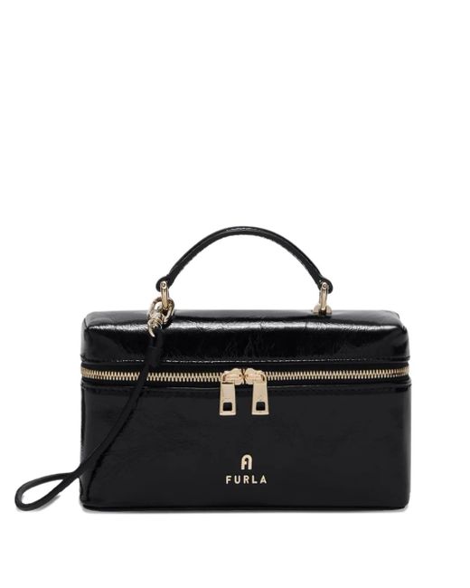Furla Mini Camelia Tote Bag in Black | Lyst UK