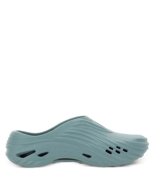 Crocs™ Perforated Slides in Blue | Lyst