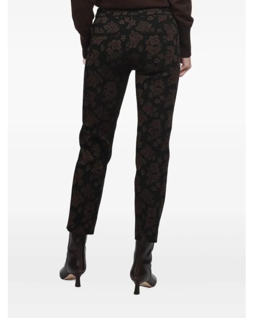 High Sport Floral-Pattern Trousers in Black | Lyst UK