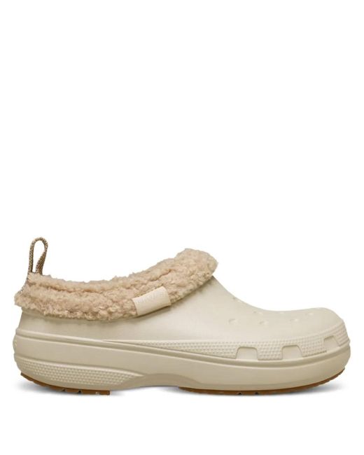 Crocs™ Classic Lined Shorty Clogs in White | Lyst