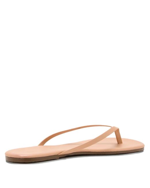 TKEES Lily Leather Thong Sandals in Natural | Lyst