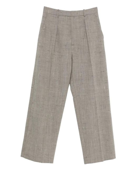 Tela Pleated Trousers in Grey | Lyst UK